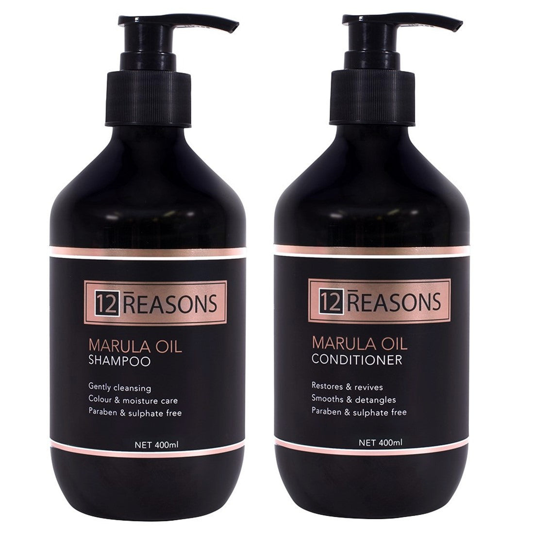 12Reasons Marula Oil Shampoo and Conditioner 400ml Duo – The Hair Hub
