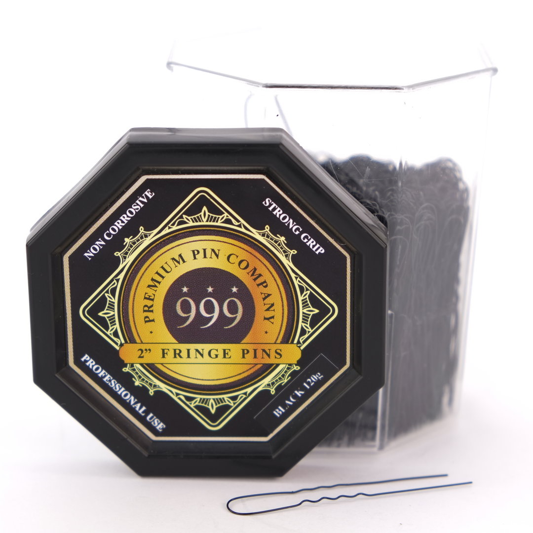 Premium Pin Company 999 Ripple Pins 2" Black (250g) – The Hair Hub
