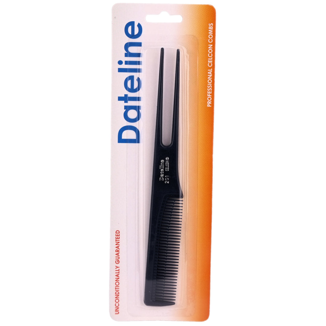 Dateline Blue 201 Celcon Plastic Teasing Comb 20cm – The Hair Hub