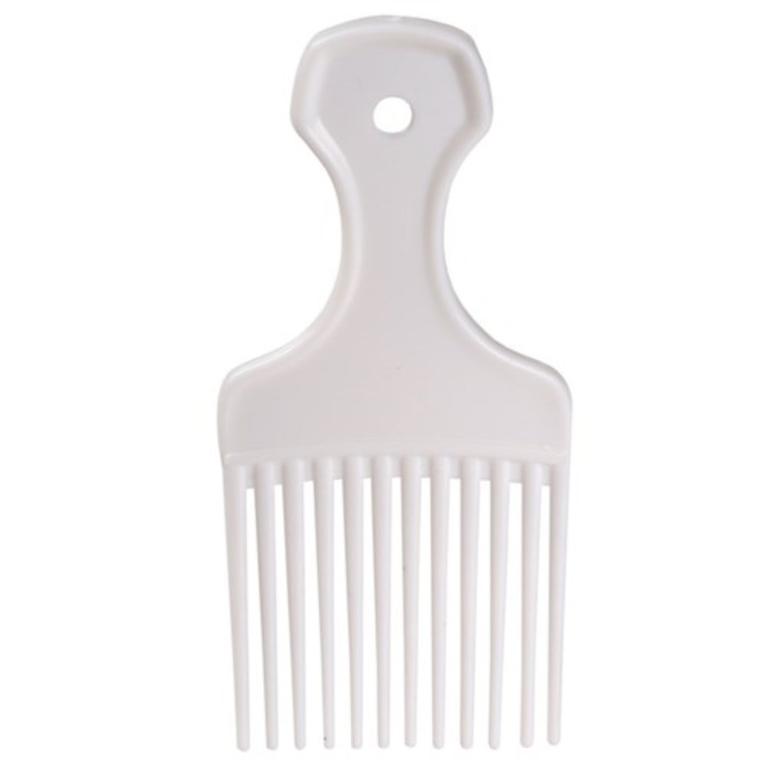 Dateline Professional WHITE Afro Comb – The Hair Hub