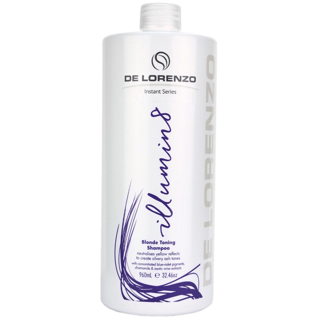 De Lorenzo Instant illumin8 Blonde Toning Shampoo 960ml – The Hair Hub