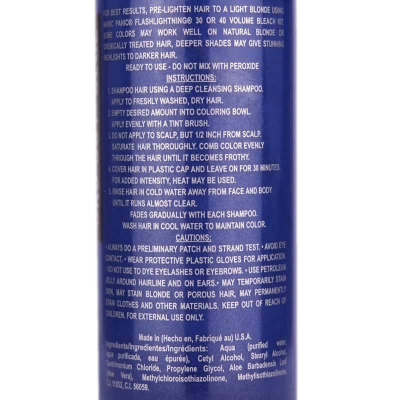 Manic Panic Bad Boy Blue Amplified Semi-Permanent Hair Colour – The ...