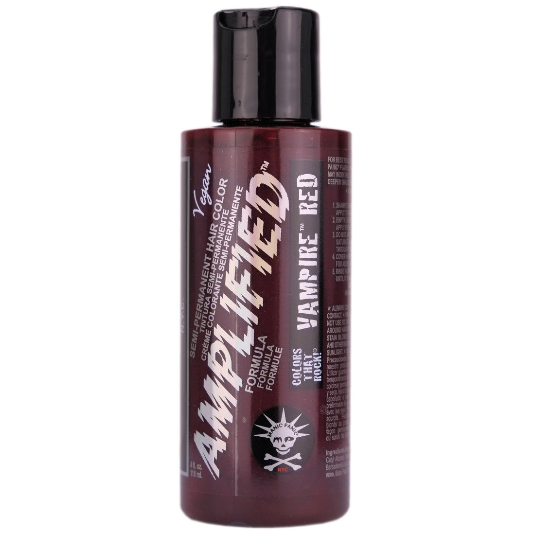 Manic Panic Vampire Red Amplified Semi-Permanent Hair Colour – The Hair Hub