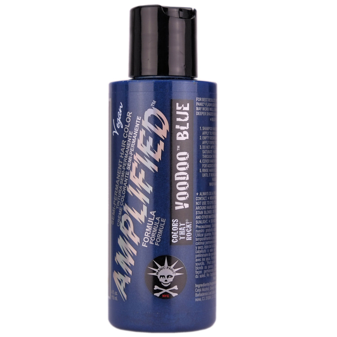Manic Panic Voodoo Blue Amplified Semi-Permanent Hair Colour – The Hair Hub