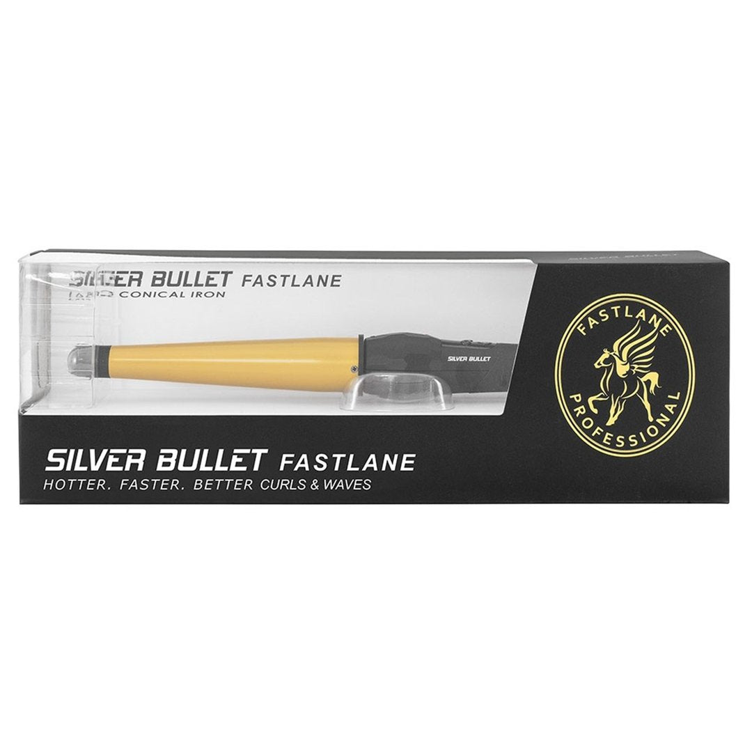 Silver Bullet Fastlane Ceramic Gold Large Conical Iron – The Hair Hub