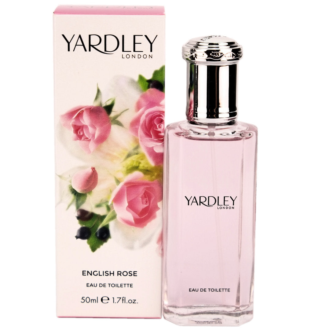 Yardley London ENGLISH ROSE Eau De Toilette Spray 50ml – The Hair Hub